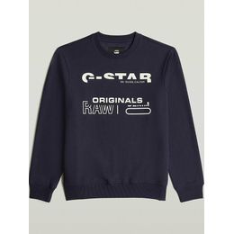 G-Star Raw G-Star Sweatshirt in Dunkelblau - 61% | Größe XL | Herren-plussize