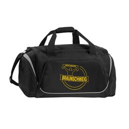 multifanshop Sporttasche - Braunschweig - Meine Fankurve - Druck gelb - Tasche