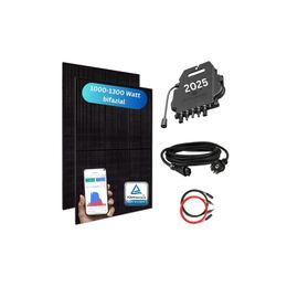 MYVOLTAICS MyBasic XXL 1000+ Watt Balkonkraftwerk Komplettset Steckerfertig bifazial WIFI WR APsystems 800W WLAN & App