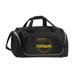 multifanshop Sporttasche - Dortmund - Meine Fankurve - Druck gelb - Tasche