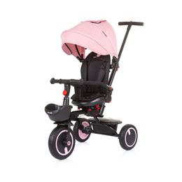 Chipolino Dreirad Quick Fold 2 in 1 faltbar, Sitz umkehrbar, PU-R&auml;der, bis 25 kg rosa