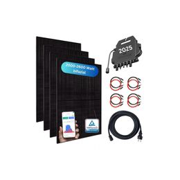 MYVOLTAICS MyBasic XXL 2000+ Watt Balkonkraftwerk Komplettset Steckerfertig bifazial WIFI WR APsystems 800W WLAN & App