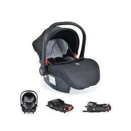Moni Babyschale Multi Set mit Isofixbasis Royal, i-Size (40 - 87cm) Gruppe 0+ grau