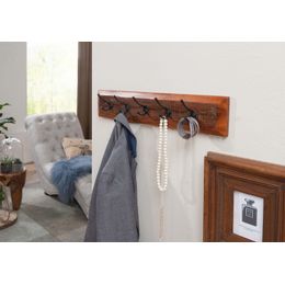 Wandgarderobe Altholz 66x8x13 mehrfarbig lackiert NATURE OF SPIRIT #82