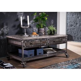 Couchtisch Mango 110x60x50 grau lackiert HEAVY INDUSTRY #122