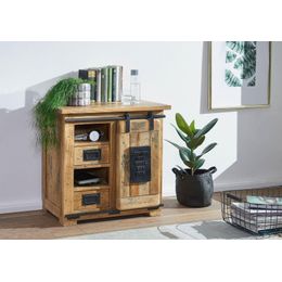 Kommode Mango 70x45x70 natur lackiert RAILWAY #123