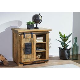 Kommode Mango 70x45x70 natur lackiert RAILWAY #124