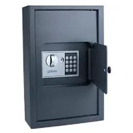 Pavo High Security Schlüsselschrank 50 Haken Elektronisch 8009022 Dunkelgrau