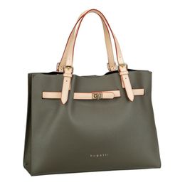 Bugatti Shopper 'Ella' Damen Größe One Size creme / oliv / rot