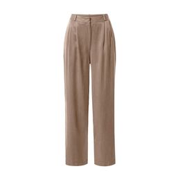 A LOT LESS Pleat-Front Pants 'Florentina' female Brown size XL