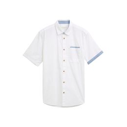 Tom Tailor Hemd Herren Größe M himmelblau / weiß