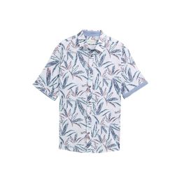 Tom Tailor Hemd Herren Größe M türkis / nachtblau / apricot / weiß