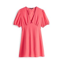 Tommy Jeans Kleid Damen Größe 40 himbeer Winterkleid