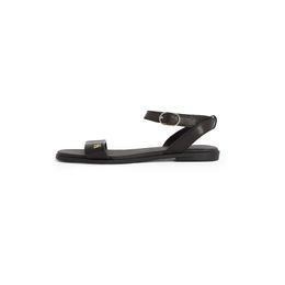 Tommy Hilfiger Sandale Damen Größe 42 gold / schwarz
