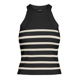 V&eacute;ro Moda VERO MODA Top 'SABA' Damen Gr&ouml;&szlig;e M schwarz / wei&szlig;