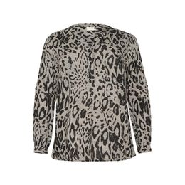 Kaffe CURVE Bluse 'KCMille' Damen Größe L grau / schwarz