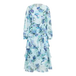 Coast Kleid Damen Größe 40 blau / hellblau / smaragd / orchidee Winterkleid