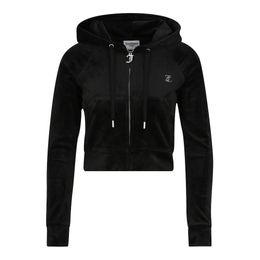 Juicy Couture Petite Zip-Up Hoodie 'MADISON' female Black size XL