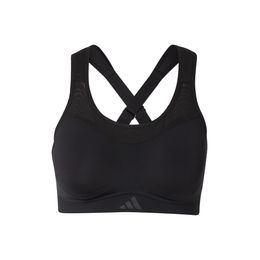 adidas Performance Sport-BH 'Tlrdim' Damen Größe XS/S dunkelgrau / schwarz