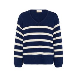 Cream Pullover 'Muka' Damen Gr&ouml;&szlig;e L navy / wei&szlig;