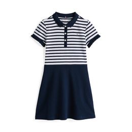 Tommy Hilfiger Kleid Mädchen Größe 152 navy / dunkelblau / weiß