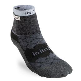 injinji Liner+Runner Mini-Crew Bekleidung Herren schwarz S