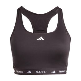 adidas Performance Sport-BH 'TECHFIT (Plus Size)' Damen Größe XXXL schwarz / weiß
