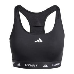 adidas Performance Sport-BH 'TECHFIT' Damen Größe XS/S schwarz / weiß