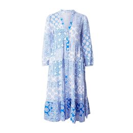 Only Kleid 'ONLMilana' Damen Größe 42 blau / hellblau / weiß Winterkleid