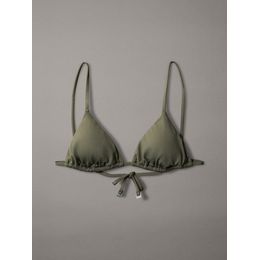 Calvin Klein Swimwear Bikinitop 'Essentials' Damen Größe 75 oliv