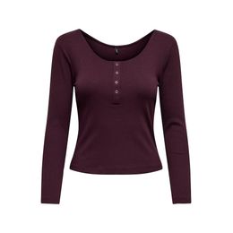 Only Petite Shirt 'ONLSIMPLE' Damen Größe L weinrot