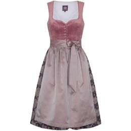 Spieth & Wensky SPIETH & WENSKY Dirndl Fabiana in Midil&auml;nge Damen Gr&ouml;&szlig;e 42 rosa