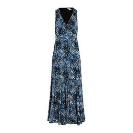 Morgan Kleid Damen Größe 40 neonblau / schwarz / weiß Winterkleid