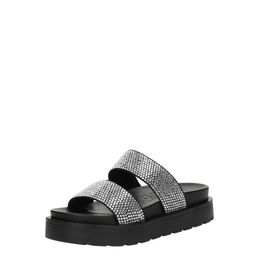 Buffalo Pantolette 'Raya' Damen Größe 36 schwarz / silber