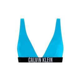 Calvin Klein Swimwear Bikini Top 'Intense Power' female Blue size L