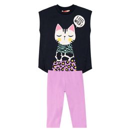 Denokids Tracksuit 'Jungle Cat' girl Blue size 104