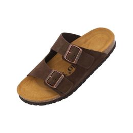Palado Pantolette 'Korfu' Herren Größe 47 dunkelbraun