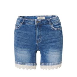 KOROSHI Shorts Damen Gr&ouml;&szlig;e 34 blue denim / offwhite