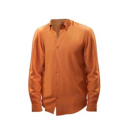 Antioch Button Up Shirt male Orange size L