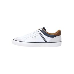 Pepe Jeans Sneaker 'Kenton Stage' Herren Größe 44 marine / braun / weiß