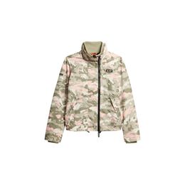 Superdry & Co Jacke 'Mountain' Damen Gr&ouml;&szlig;e XXL creme / gr&uuml;n / pink