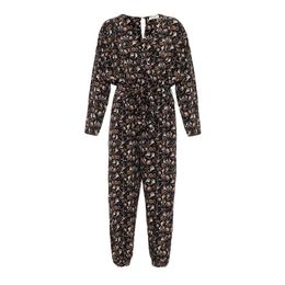 Anou Anou Jumpsuit Damen Gr&ouml;&szlig;e S beige / braun / schwarz / wei&szlig;