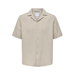 Only & Sons Only & Sons Hemd 'ONSLatham' Herren Größe M taupe