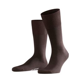 Falke Socken 'Airport' Herren Gr&ouml;&szlig;e 45/46 schoko / wei&szlig;