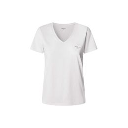 Pepe Jeans T-Shirt 'Macy' Damen Größe XL schwarz / weiß