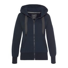ELBSAND Zip-Up Hoodie female Blue size XL