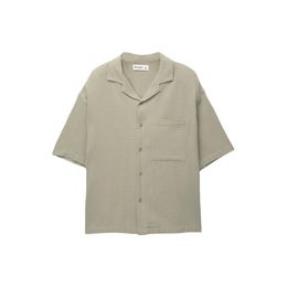 Pull&Bear Pull&bear Button Up Shirt male Green size L