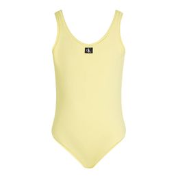 Calvin Klein Swimwear Badeanzug Mädchen Größe 152/164 pastellgelb