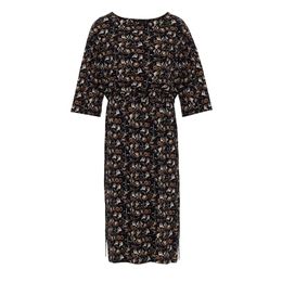 Anou Anou Kleid Damen Größe 38 braun / schwarz / weiß Winterkleid