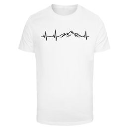 F4NT4STIC Shirt 'Mountain Heartbeat' male White size L